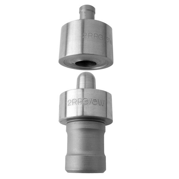 405 Machine Tools to Set #2 Rolled Rim Grommet and Spur Washer ...