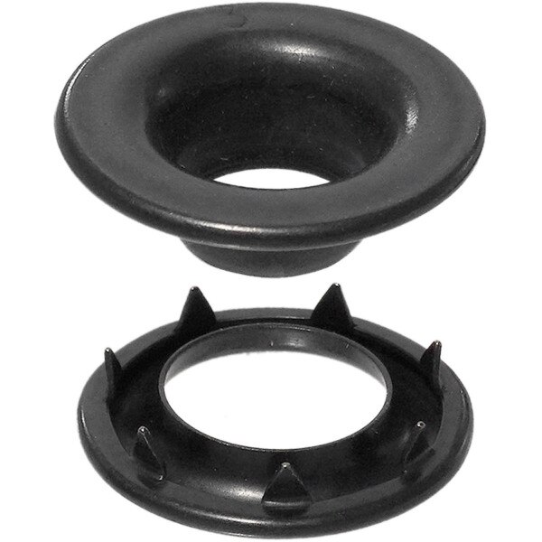 #3 ROLLED RIM GROMMET and SPUR WASHER BRASS (3RRGSW) | Stimpson Web Store