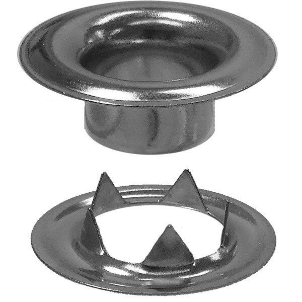 #5 SHEET METAL GROMMET and TEETH WASHER BRASS (5GTW) | Stimpson Web Store