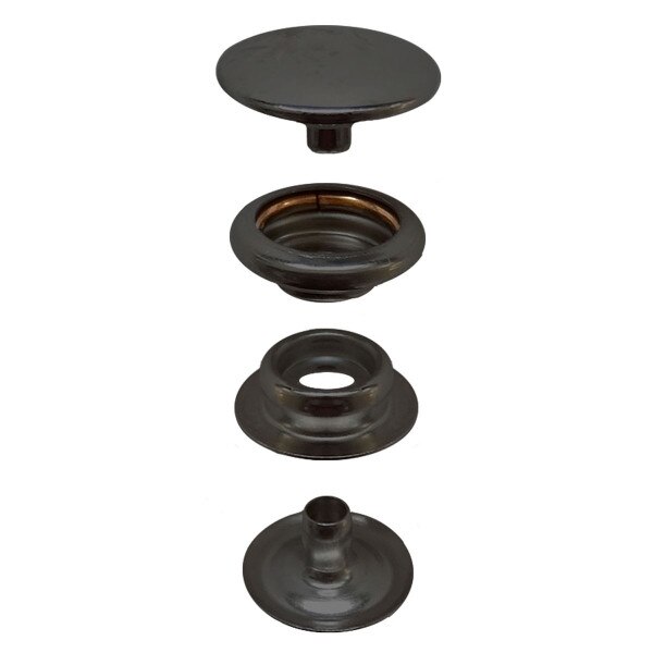 24-Line Brass Dull Black Snap Sets (SS24BDBC)